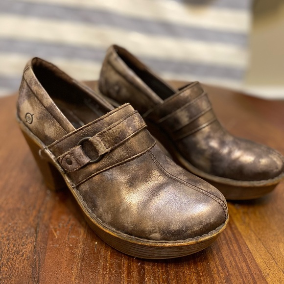 Born | Shoes | Born Bronze Clog Size 839 Women | Poshmark